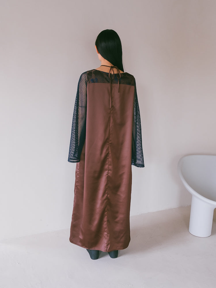 Mesh Sleeve Dress|メッシュスリーブドレス – MARTE Mesh Sleeve Dress|メッシュスリーブドレス – MARTE